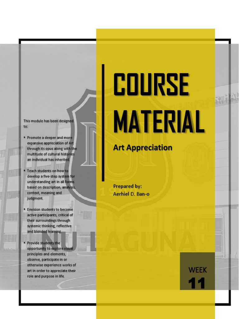 Week 11 Art Appreciation | PDF | Filmmaking