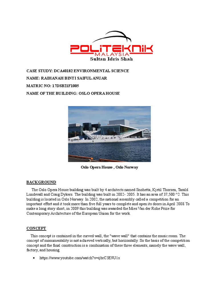 Case Study Environmental Science | PDF | Wall | Glasses