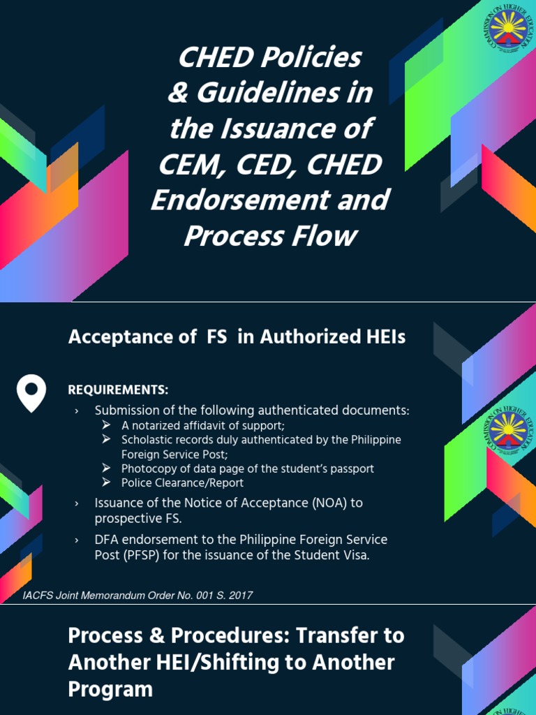 CHED Guidelines for Foreign Students | PDF | Travel Visa