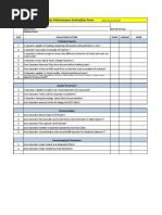 Operator Competency Assessment Form | PDF | Career & Growth