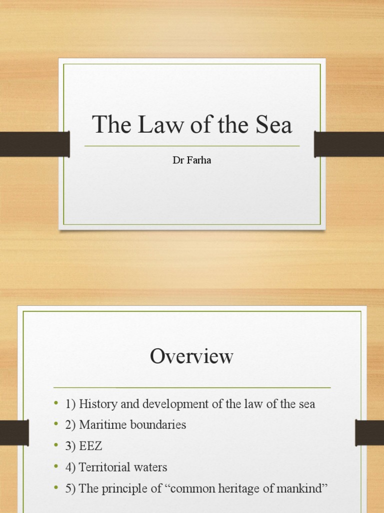 The Law of The Sea | PDF | Territorial Waters | United Nations ...