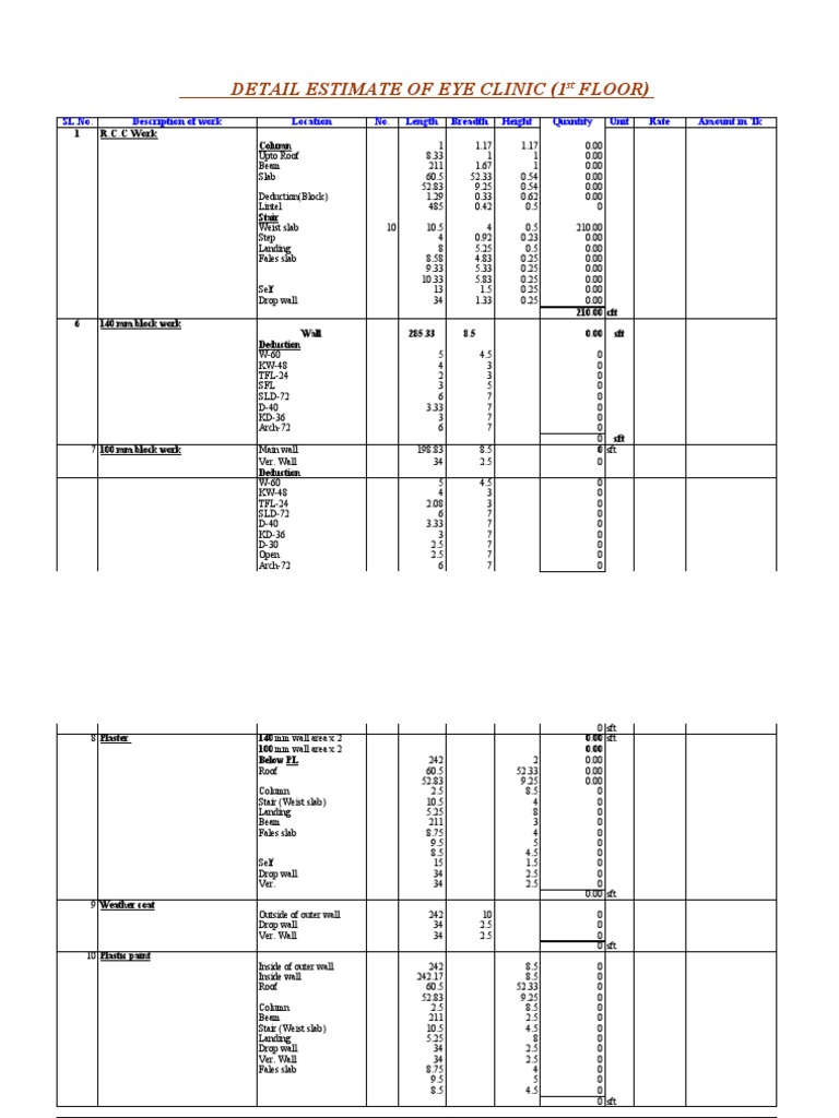Eye Clinic | PDF | Building Technology | Materials