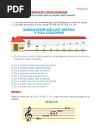 Resumen Basico Las Notas Musicales para Niños | PDF