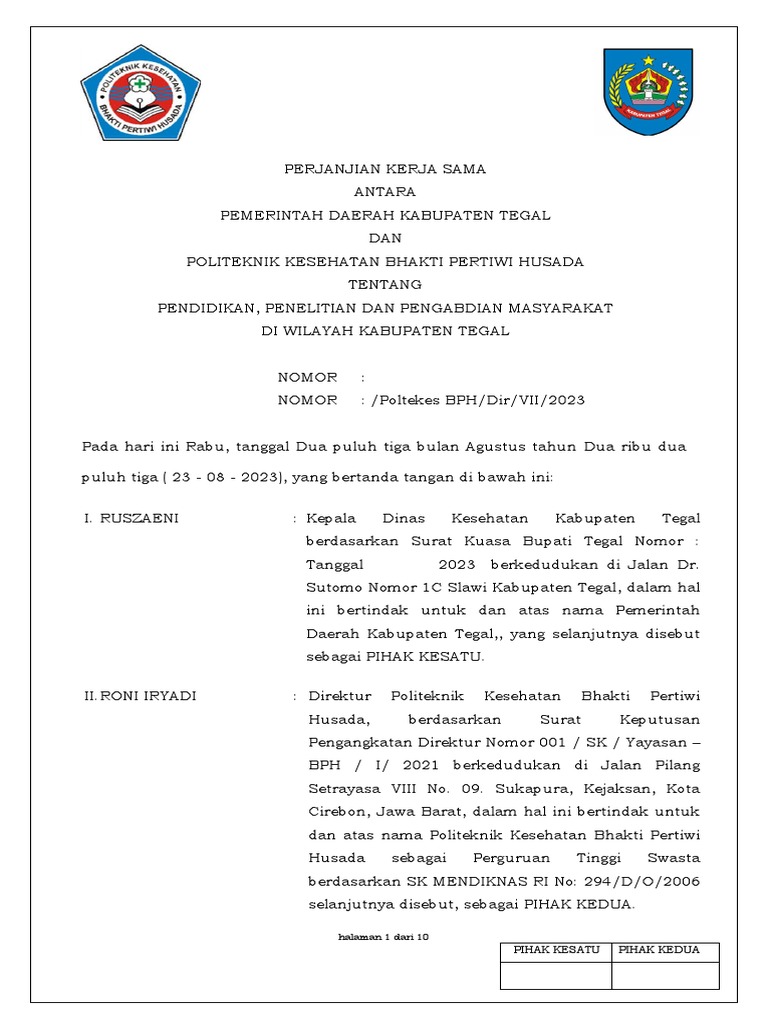 PKS POLTEK BPH Dan DINKES | PDF | Kesehatan Holistik | Sains & Matematika