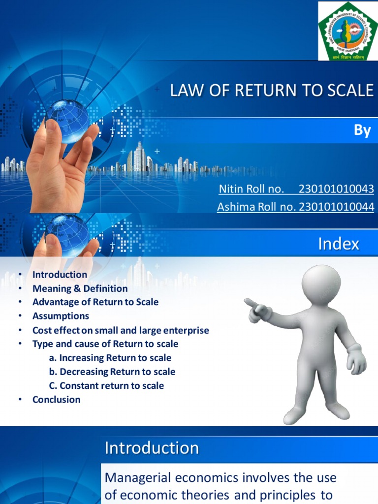 of Economic (Return To Scale) | PDF | Economics | Factors Of Production