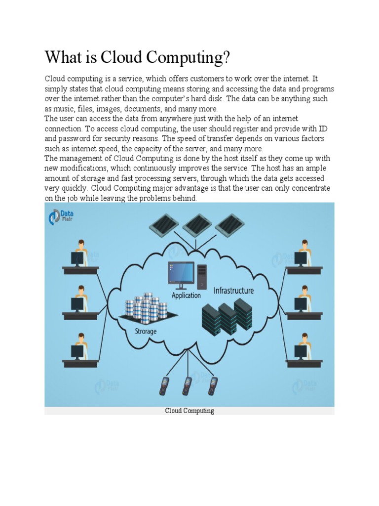 Cloud Computing Lecture Material Download Free Pdf Cloud Computing Software As A Service