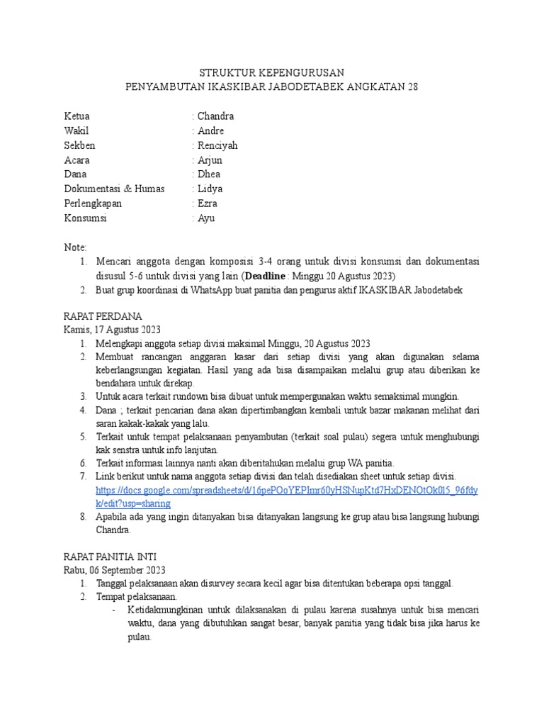 how to make a notulen in meeting | PDF