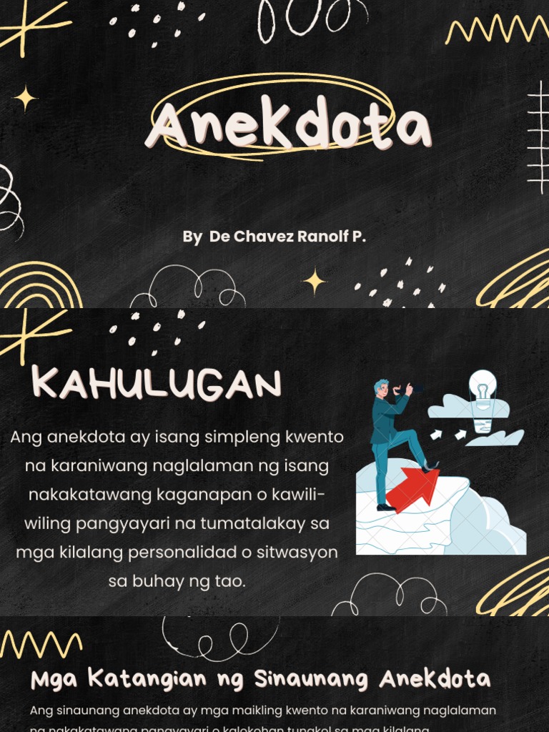 Anekdota de Chavez Randolf P. Bsa301 | PDF