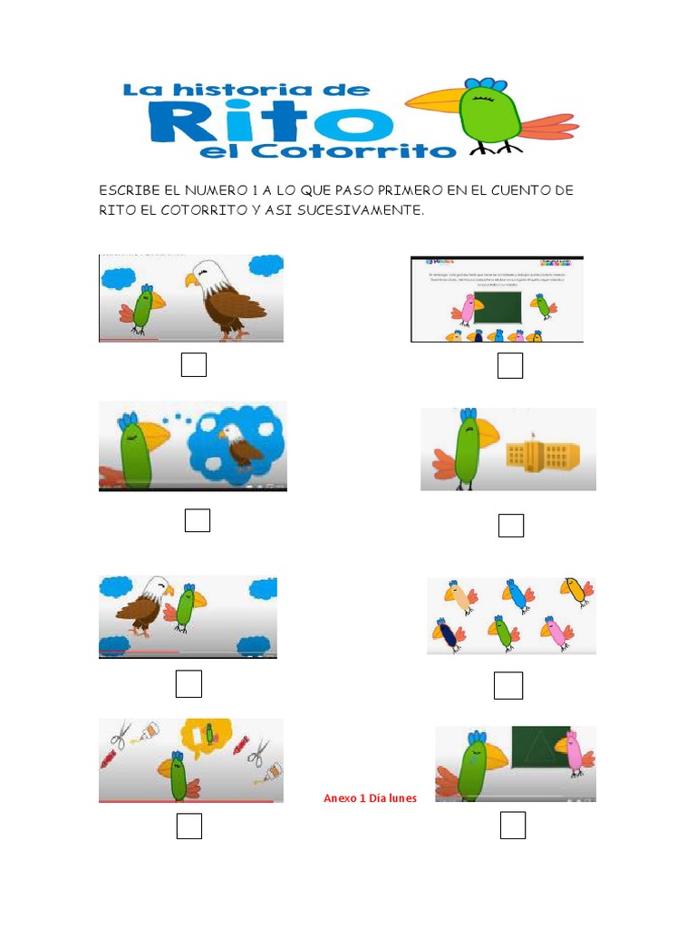 Ejercicio de Rito El Cotorrito | PDF