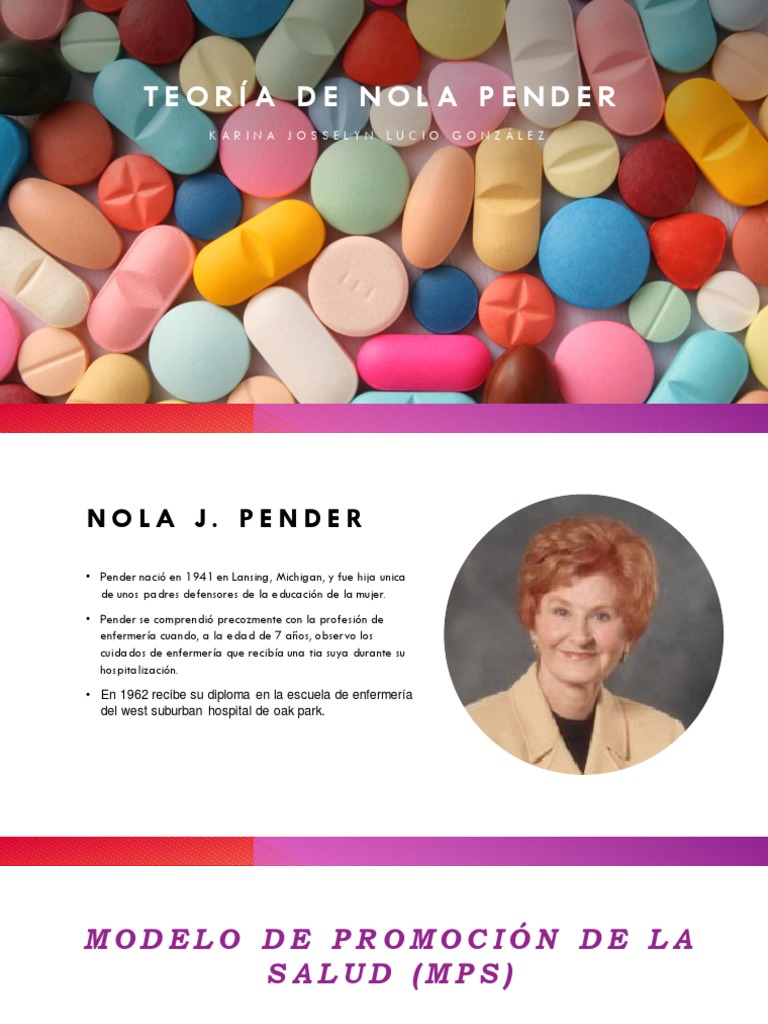 Teoria de Nola Pender | PDF | Enfermería | Comportamiento