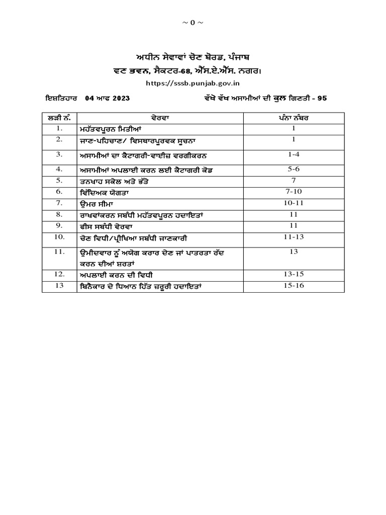 Detailed Advt 04-2023 Final | PDF Detailed Advt 04-2023 Final | PDF