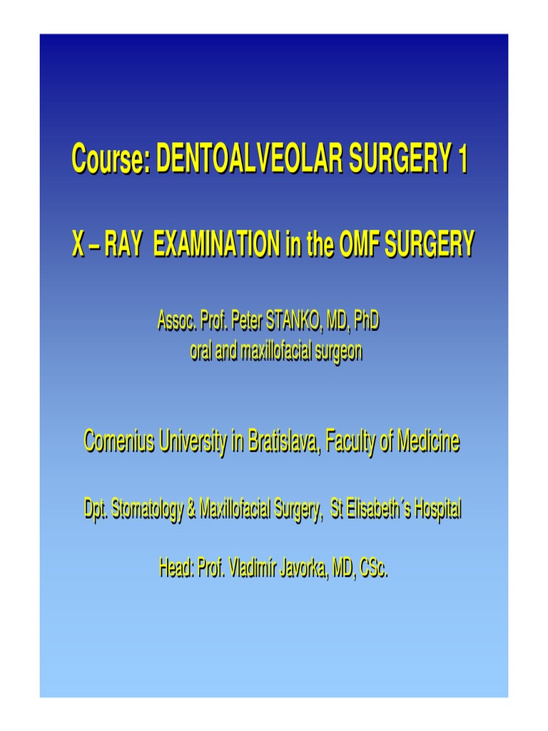 dentoalveolar-surgery-1-05 | PDF | Pathology | X Ray