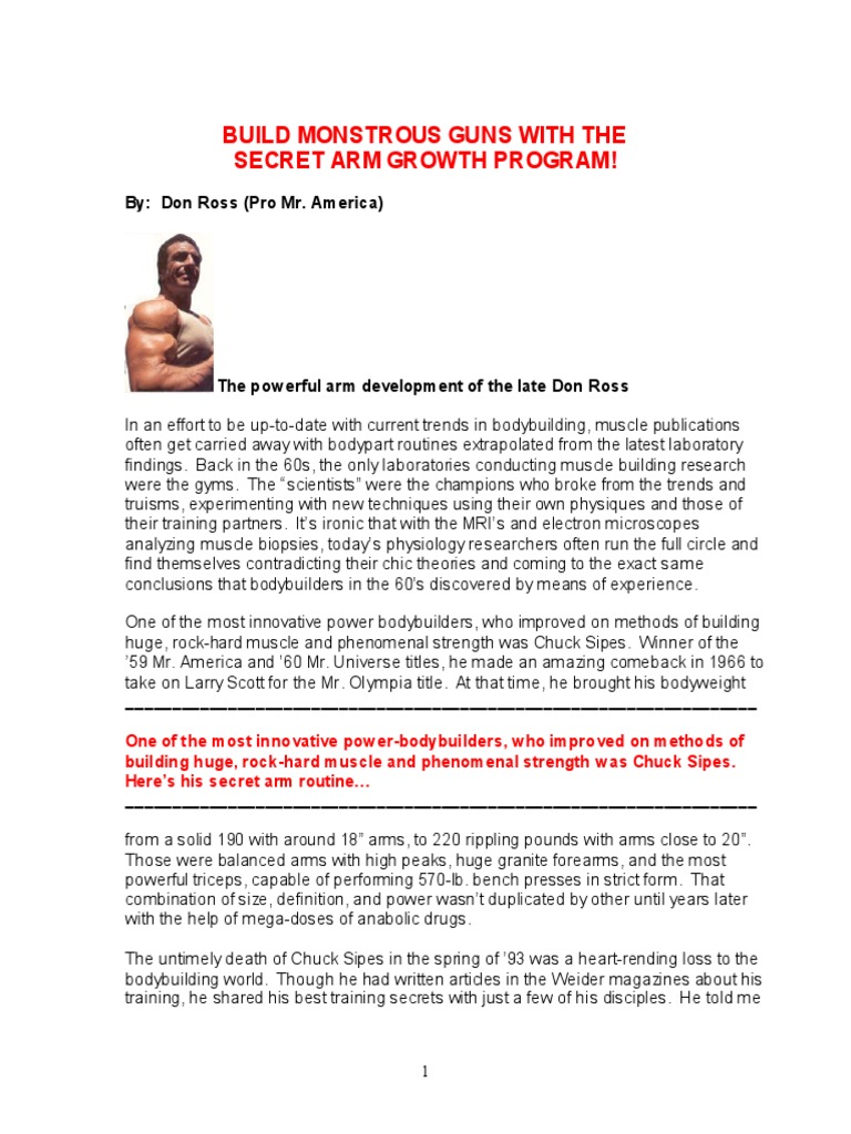 Build Monster Guns | PDF | Elbow | Arm