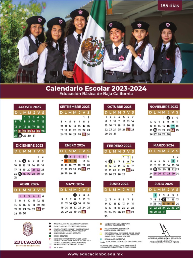 Calendario Escolar BC | PDF