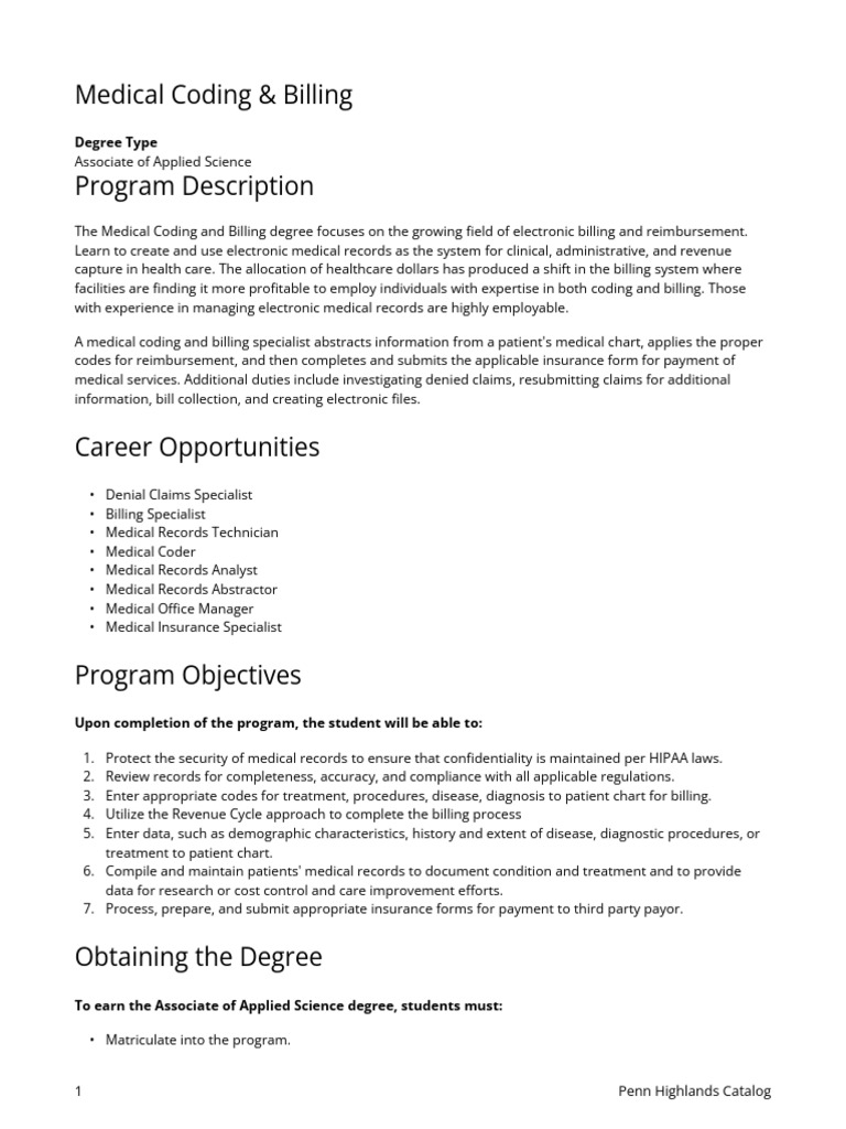 Medical Coding&Billing | Download Free PDF | Medical Record | Health ...