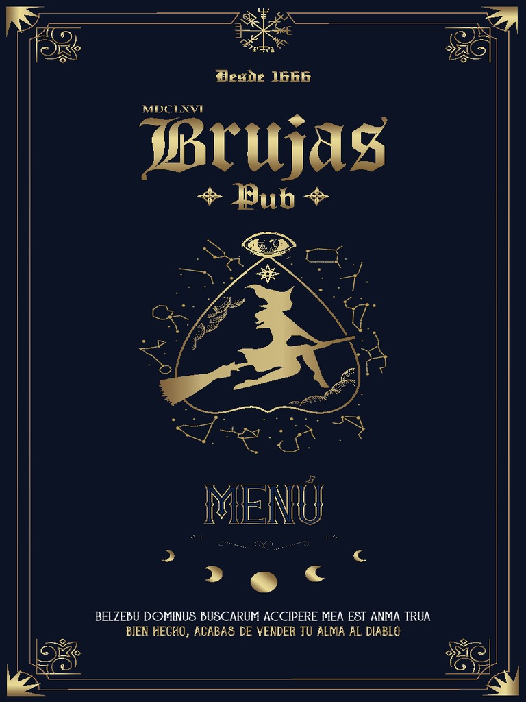 Brujas Menu | PDF | Cerveza | Bebida