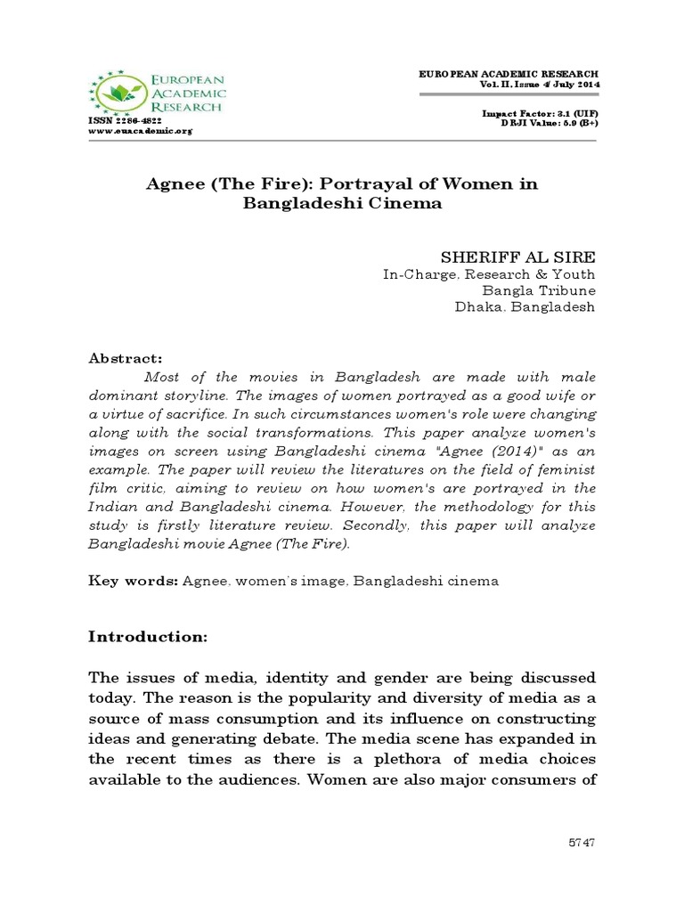 Agnee the Fire Portrayal of Women in Ban | PDF | Feminism | Gender Studies