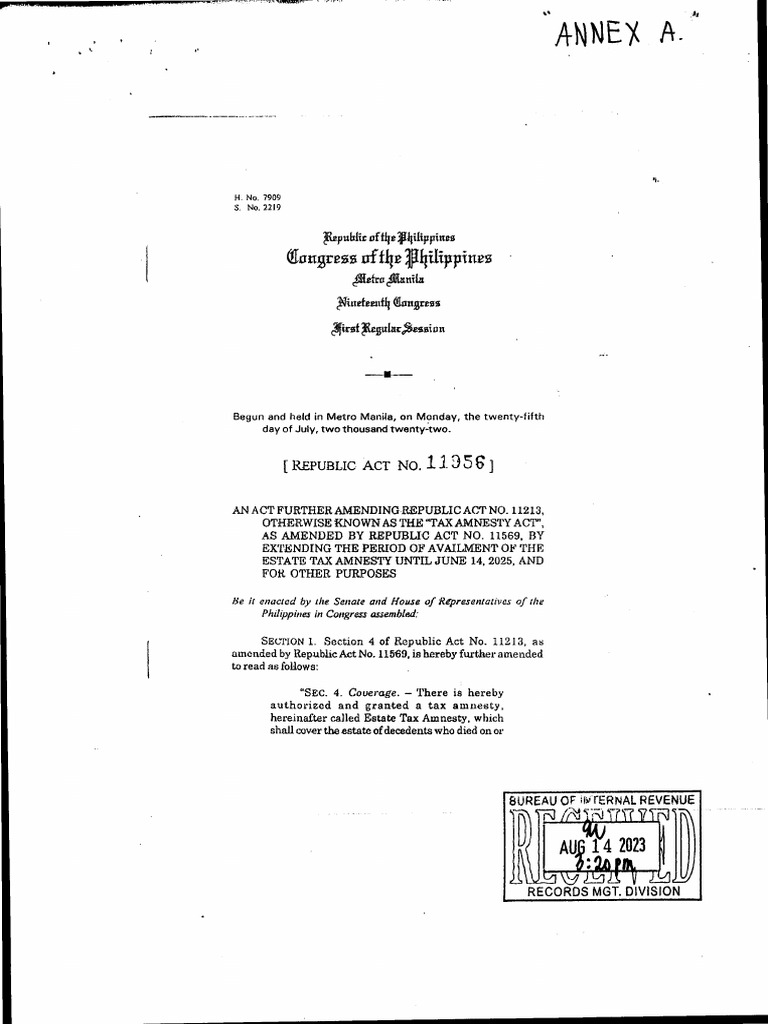 RMC No. 83-2023 Annex A | PDF
