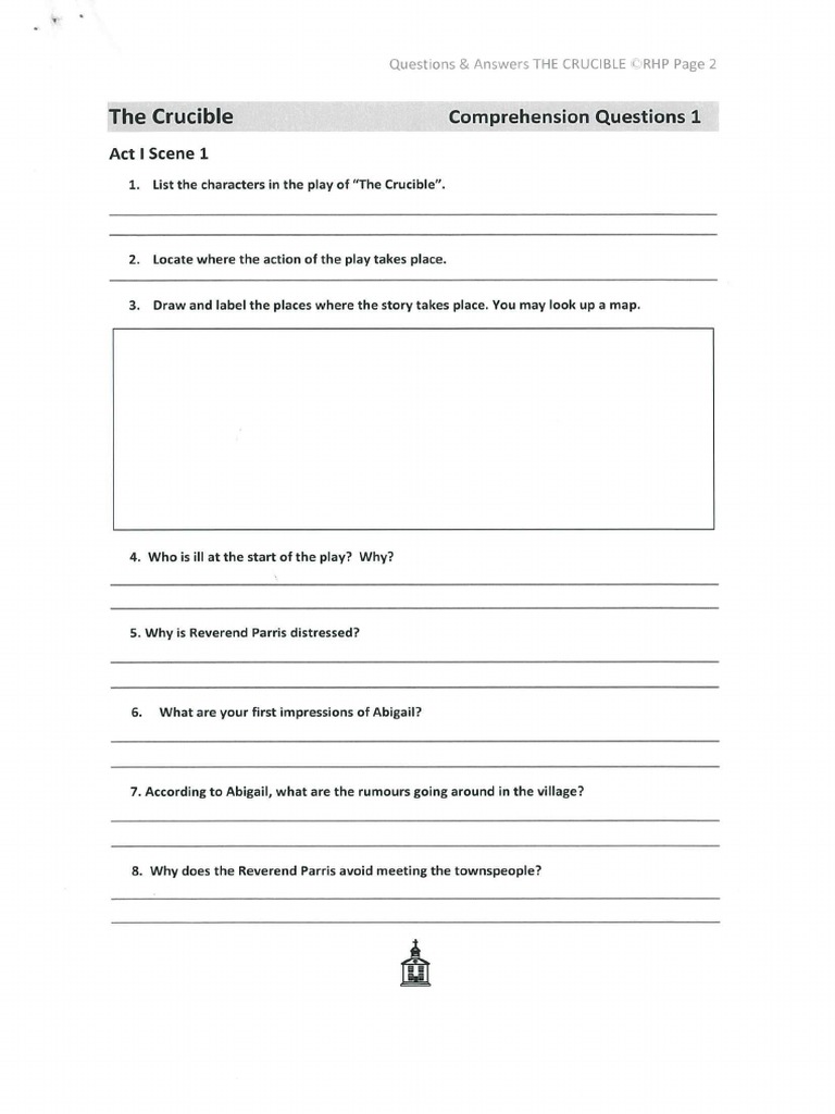 The Crucible Study Guide | PDF | Salem, Massachusetts