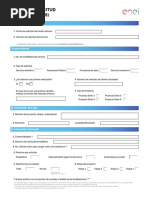 Formato de Solicitud de Servicio E1 | PDF