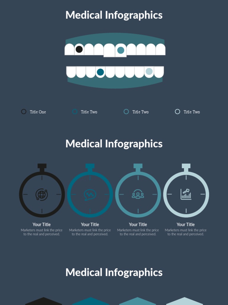 Health Diagrams Template Dark | PDF | Marketing | Visual Journalism