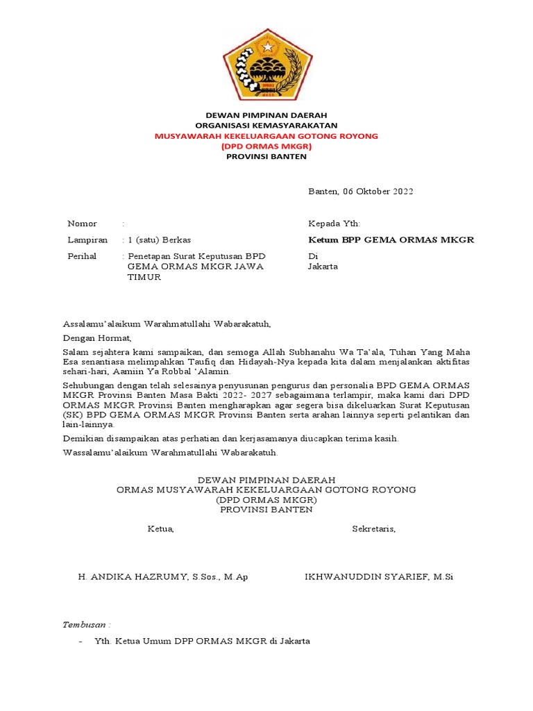 SUSUNAN PENGURUS GEMA MKGR BANTEN Revisi | PDF SUSUNAN PENGURUS GEMA MKGR BANTEN Revisi | PDF