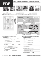 Test Diagnostyczny Z Języka Angielskiego - 4 Klasa | PDF