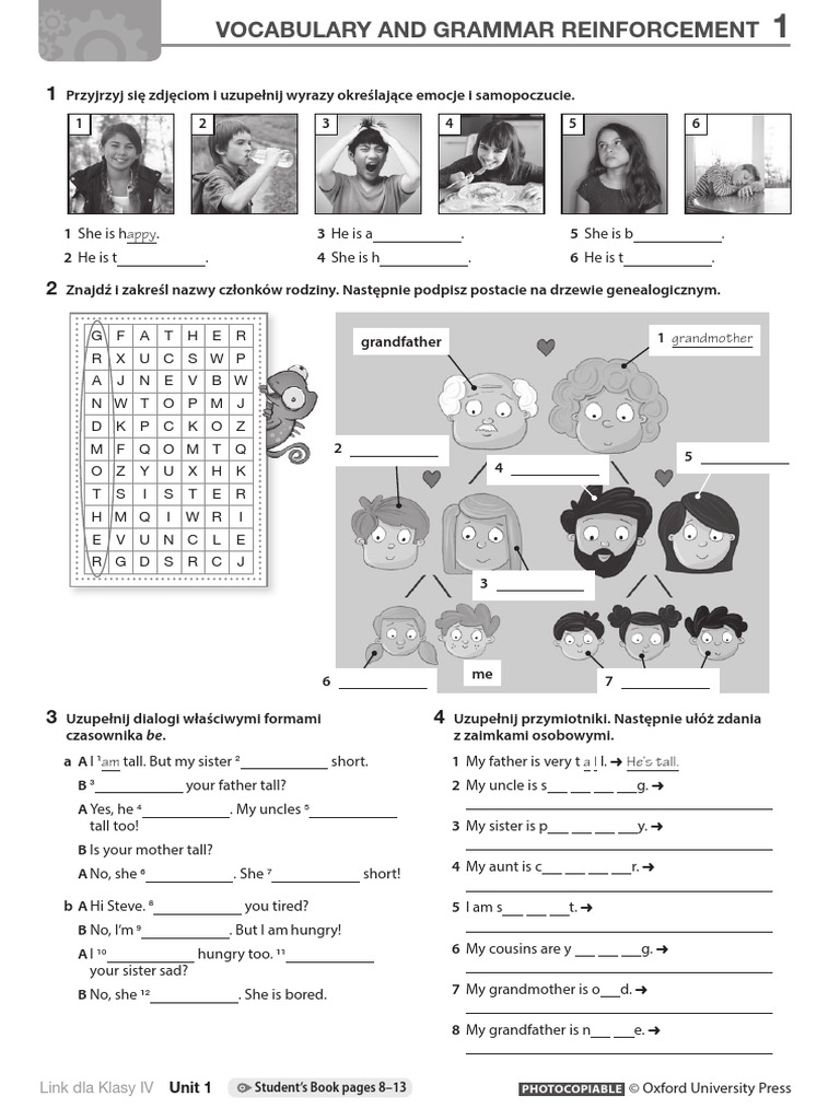 Link L4 U1 Reinforcement Ws | PDF
