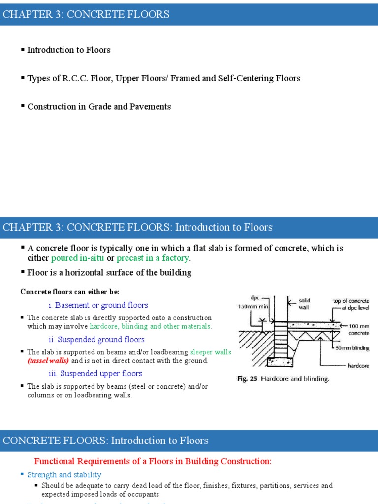 Concrete Floors | PDF | Concrete | Beam (Structure)