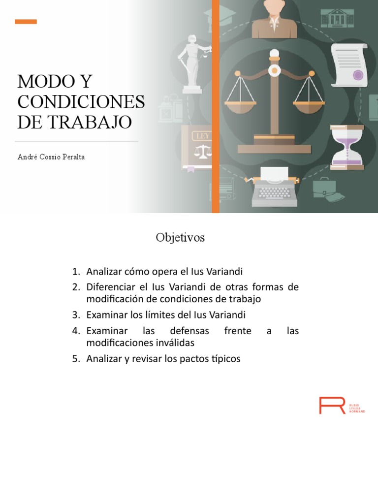 Modo y Condiciones de Trabajo | PDF | Salario | Derecho laboral