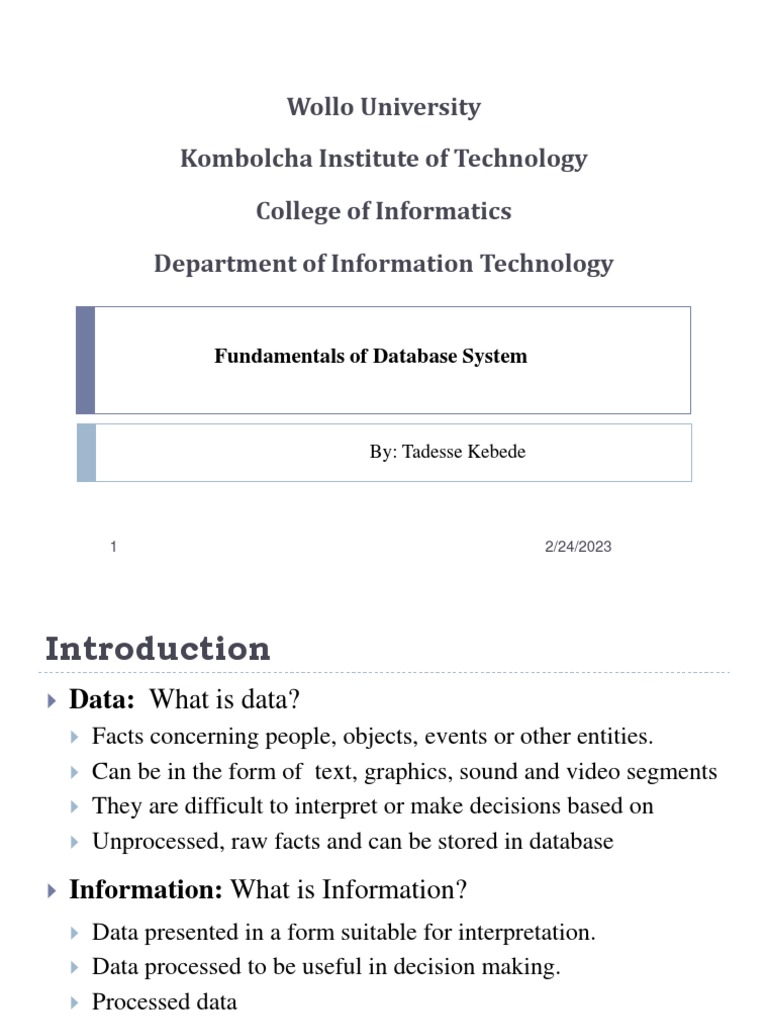 FDB For Exit Exam | Download Free PDF | Databases | Relational Database