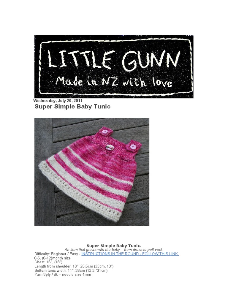 Super Simple Baby Tunic | PDF