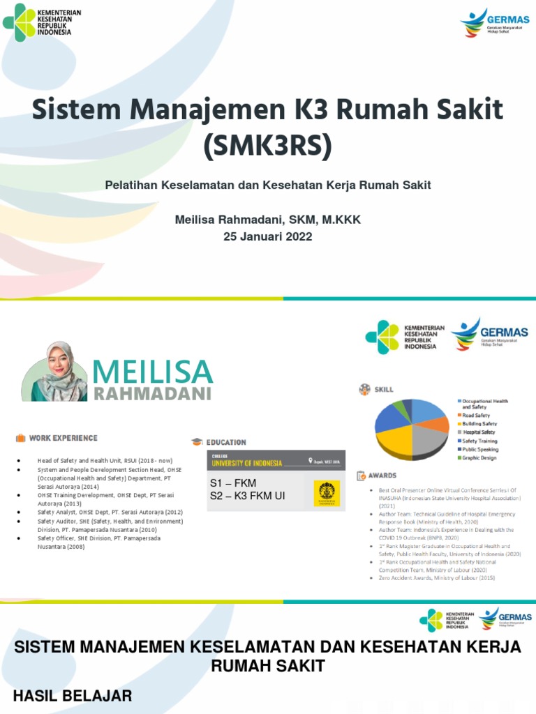 1. Sistem Manejemen K3RS - Meilisa | PDF