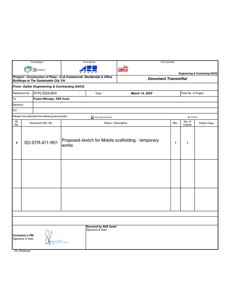 DT-PL-5223-2605-DT-14.03.2023 (SD-STR-471-REV-01) Commented | PDF