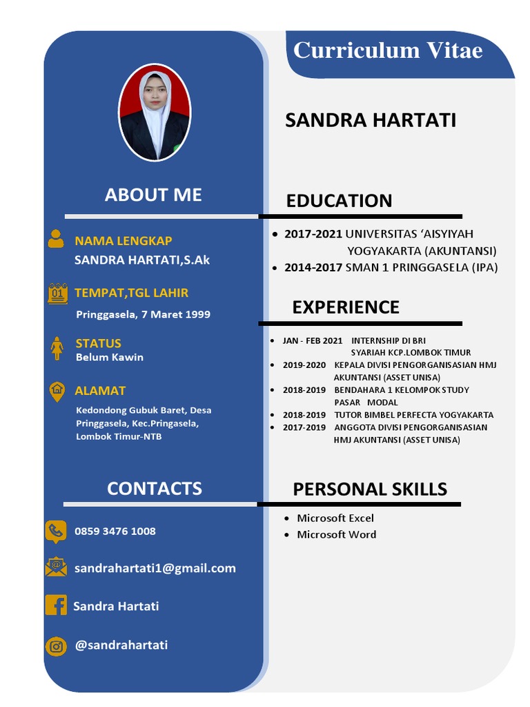 CV Sandra | PDF