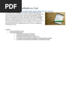 Gerunds and Infinitives Verb List | PDF
