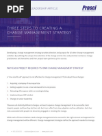 Prosci Change Management Plan Template | PDF | Change Management | Business