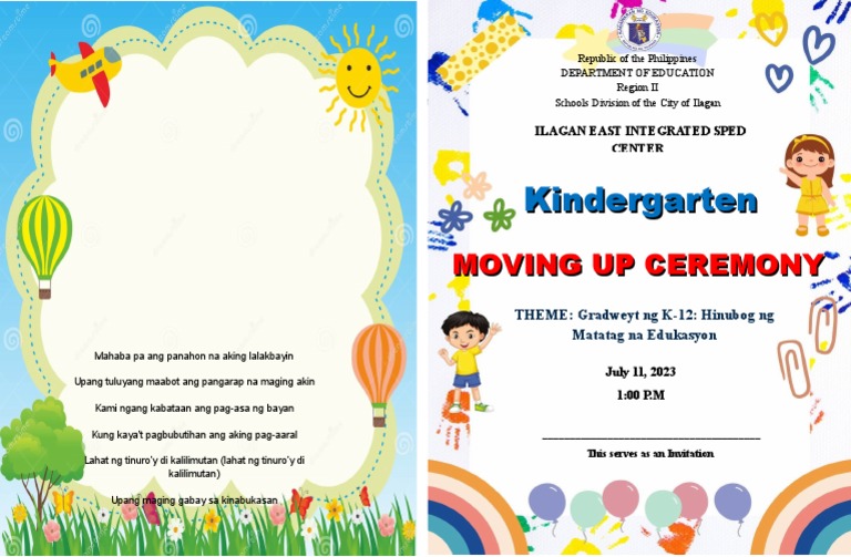 Moving Up Invitation Kinder | PDF