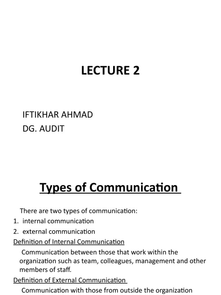 Lecture 2 | PDF | Information | Communication