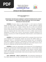 Barangay Executive Order Nos. 0060 2023 BDRRM Committee | PDF ...