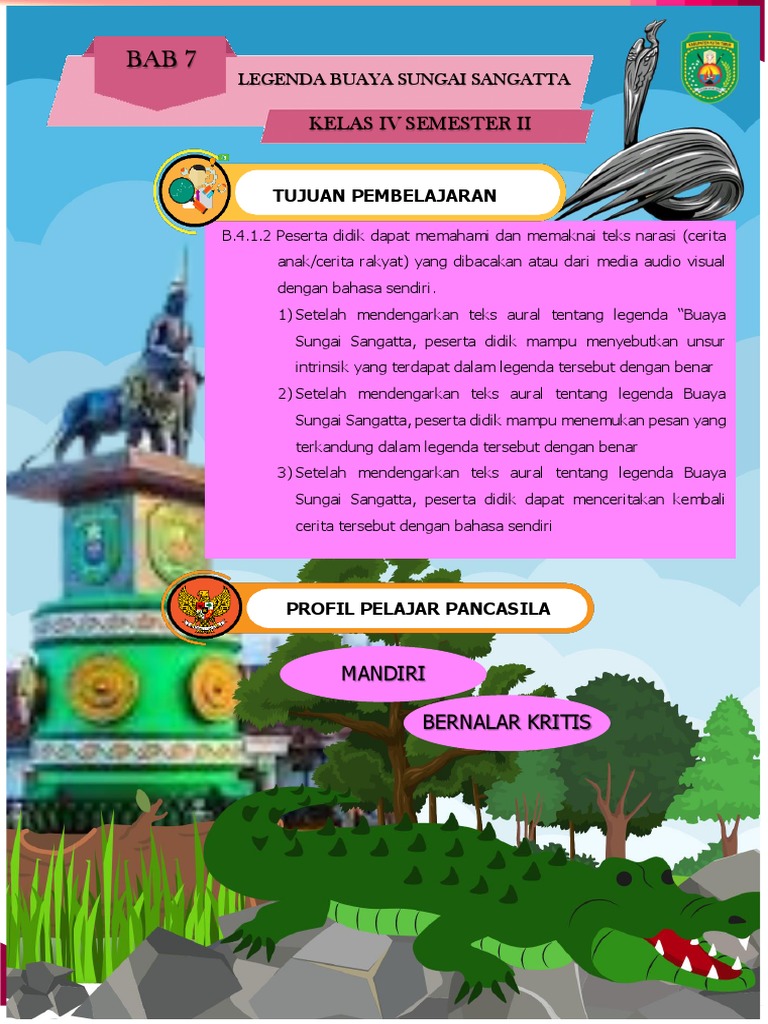 Bab 7 Legenda Buaya Sungai Sangatta Edit 11 54 | PDF