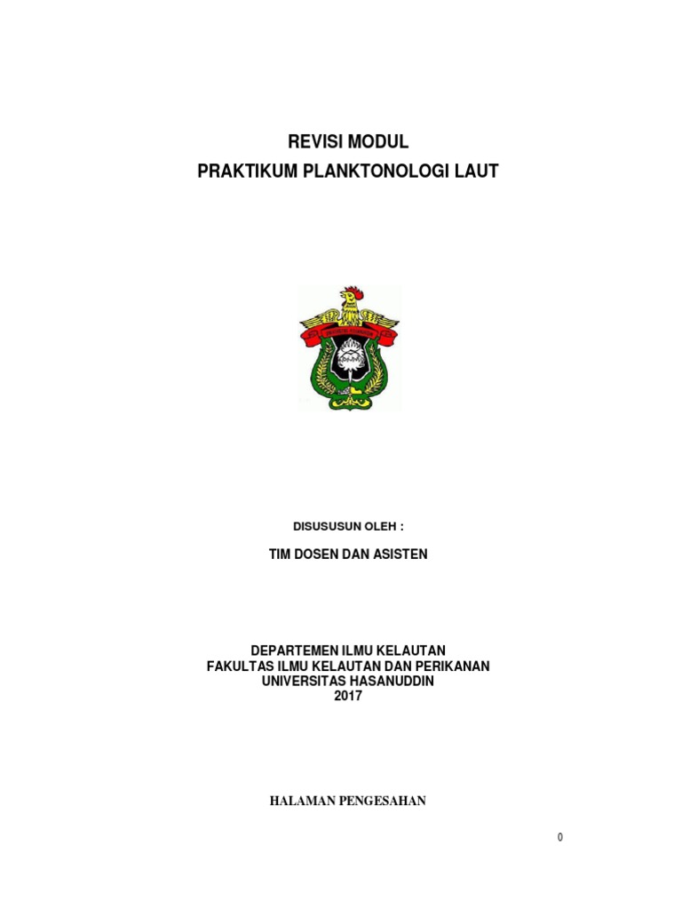 Modul Praktek Plankton 2017 Revisi | PDF