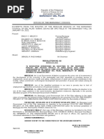Sample - TEMPLATE-SB-RESOLUTION-APPROVING-THE-BARANGAY-DTP | PDF ...