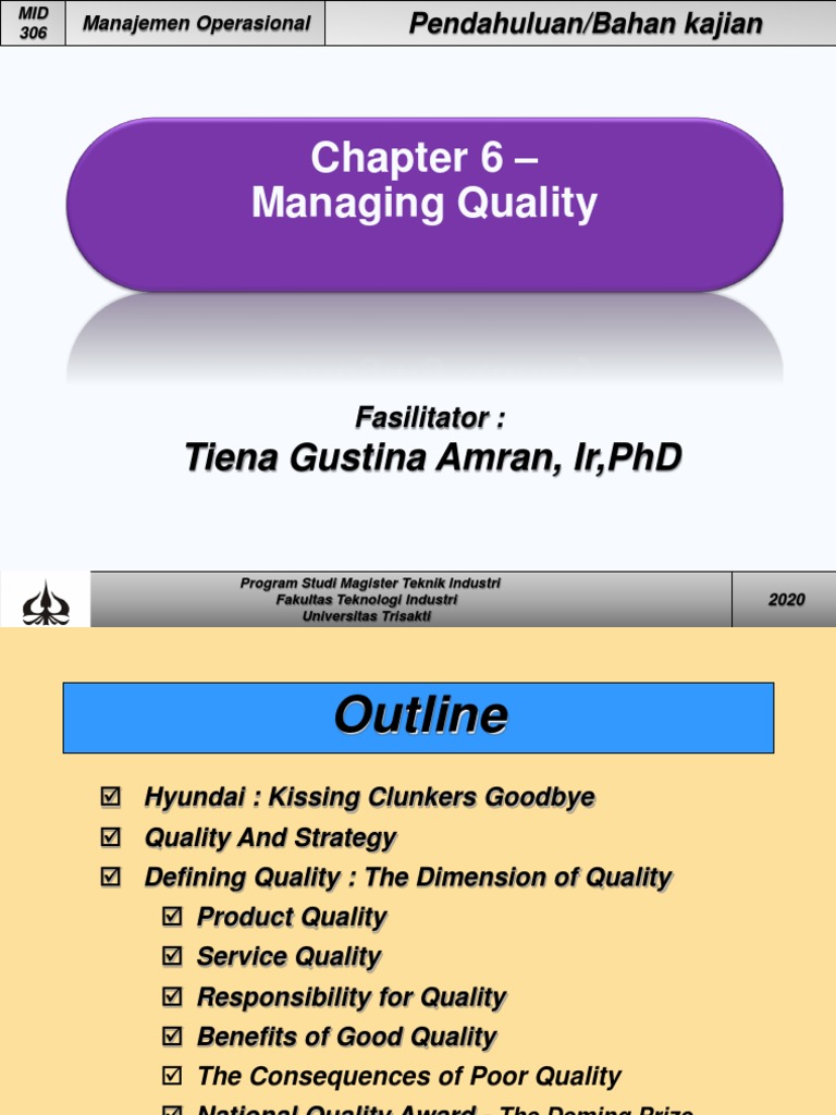 Managing Quality | PDF | Six Sigma | Quality (Business)