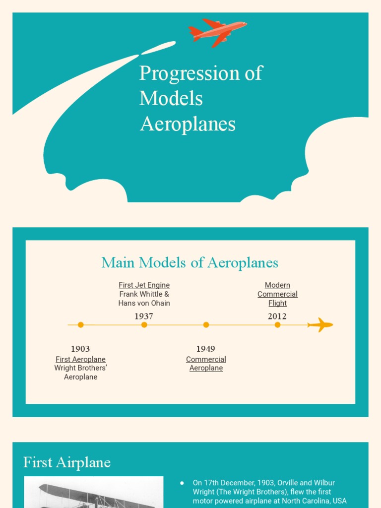 Evolution of Airplane Models | PDF | Airplane | Jet Engine
