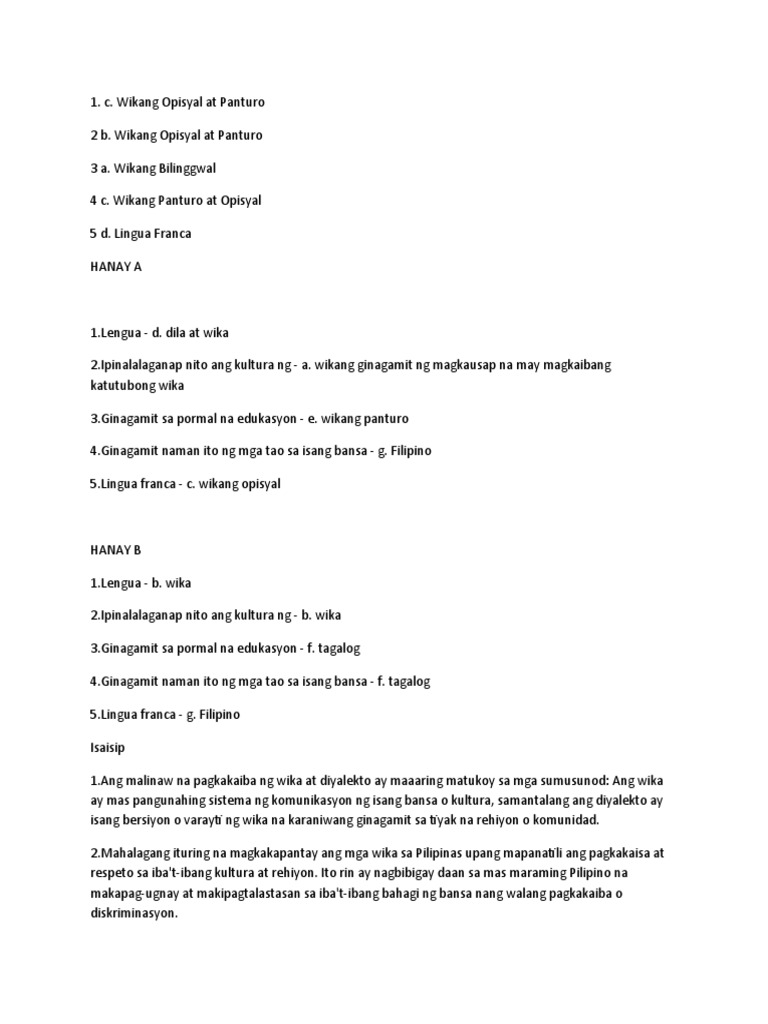 1. c. Wikang Op-WPS Office | PDF