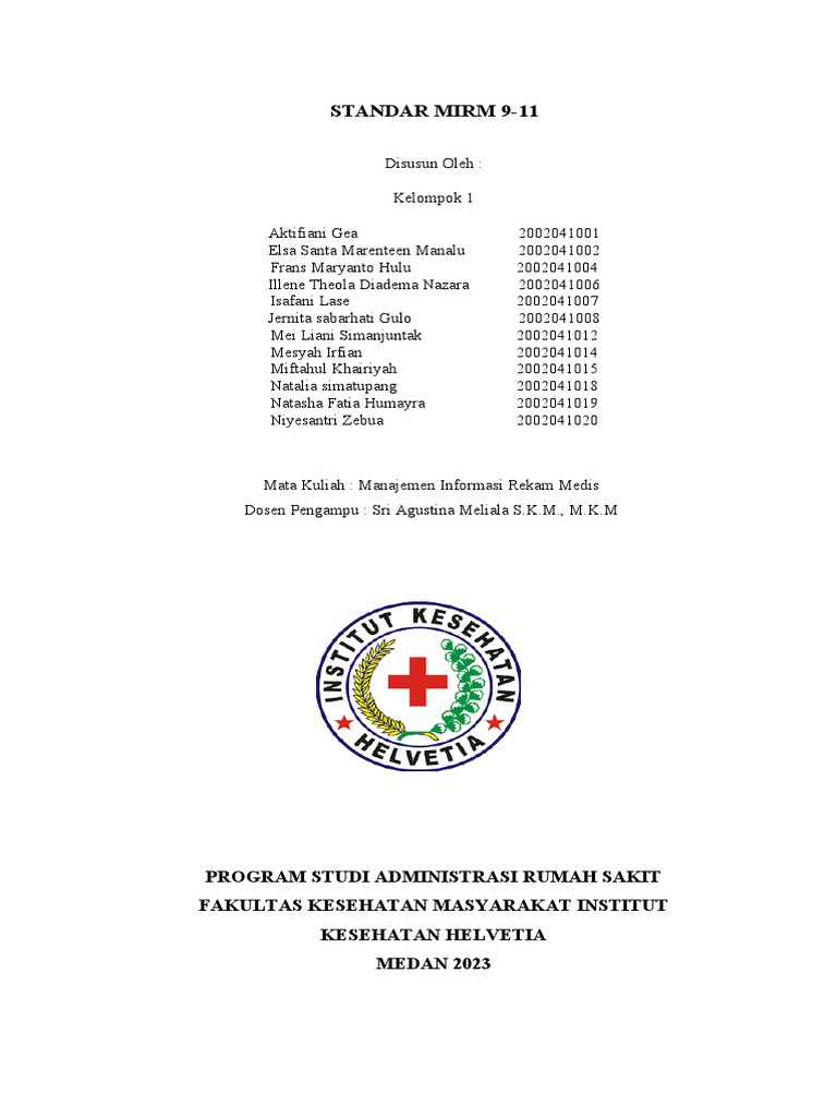 Standar Mirm 9-11 | PDF | Sains & Matematika | Kesehatan Holistik