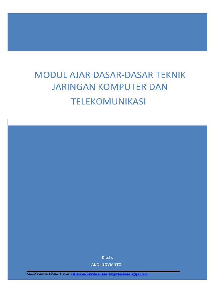Modul Ajar TJKT 1 | PDF