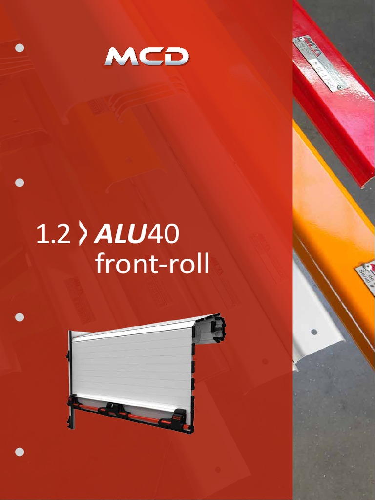 MCD Roller Shutter Alu40 | PDF | Door | Building Engineering