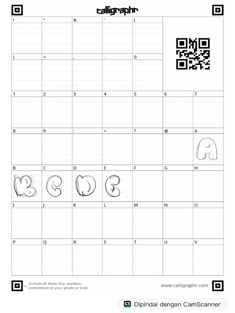 Sketsa Font Uas | PDF